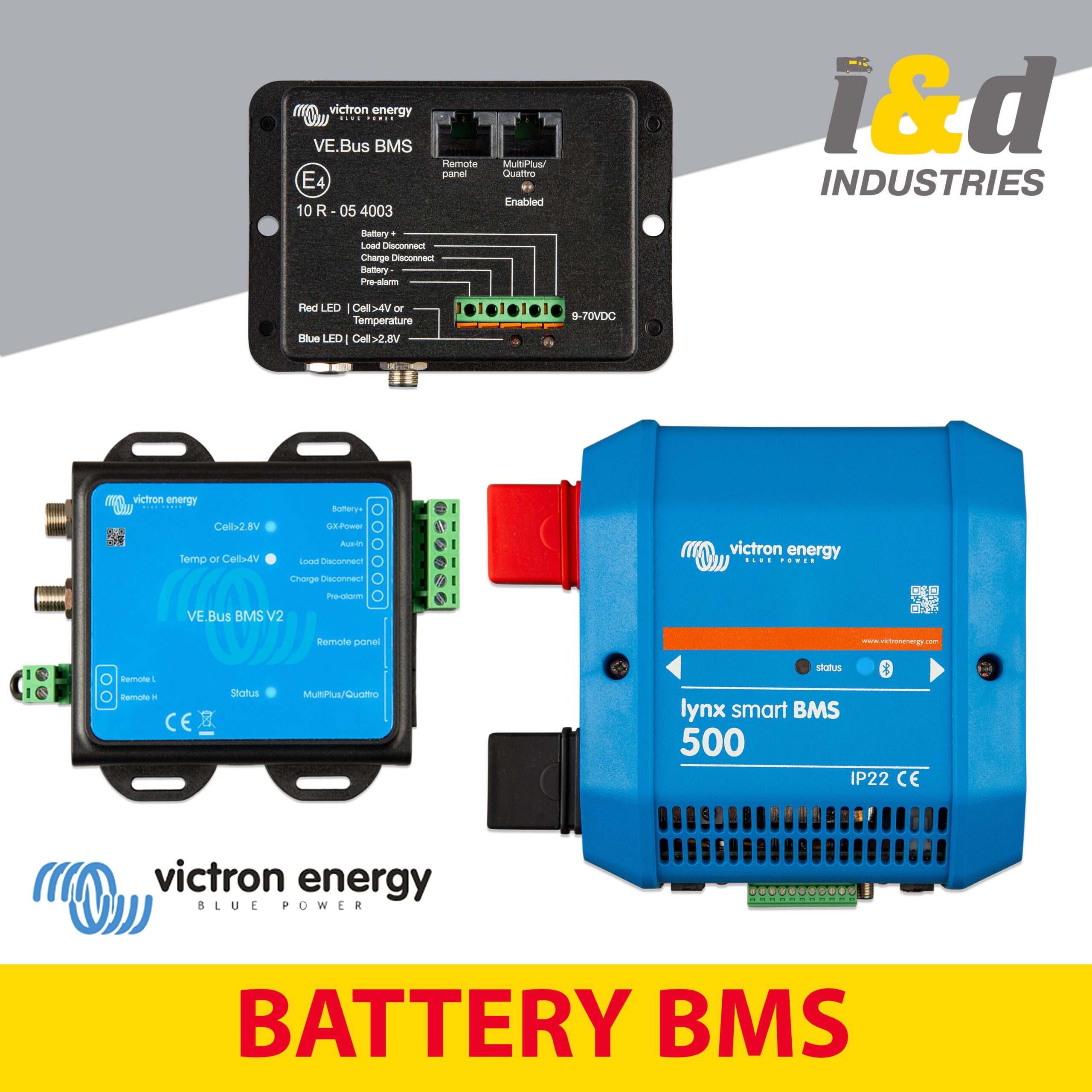 Battery BMS - I&D Industries - Victron Energy Shop