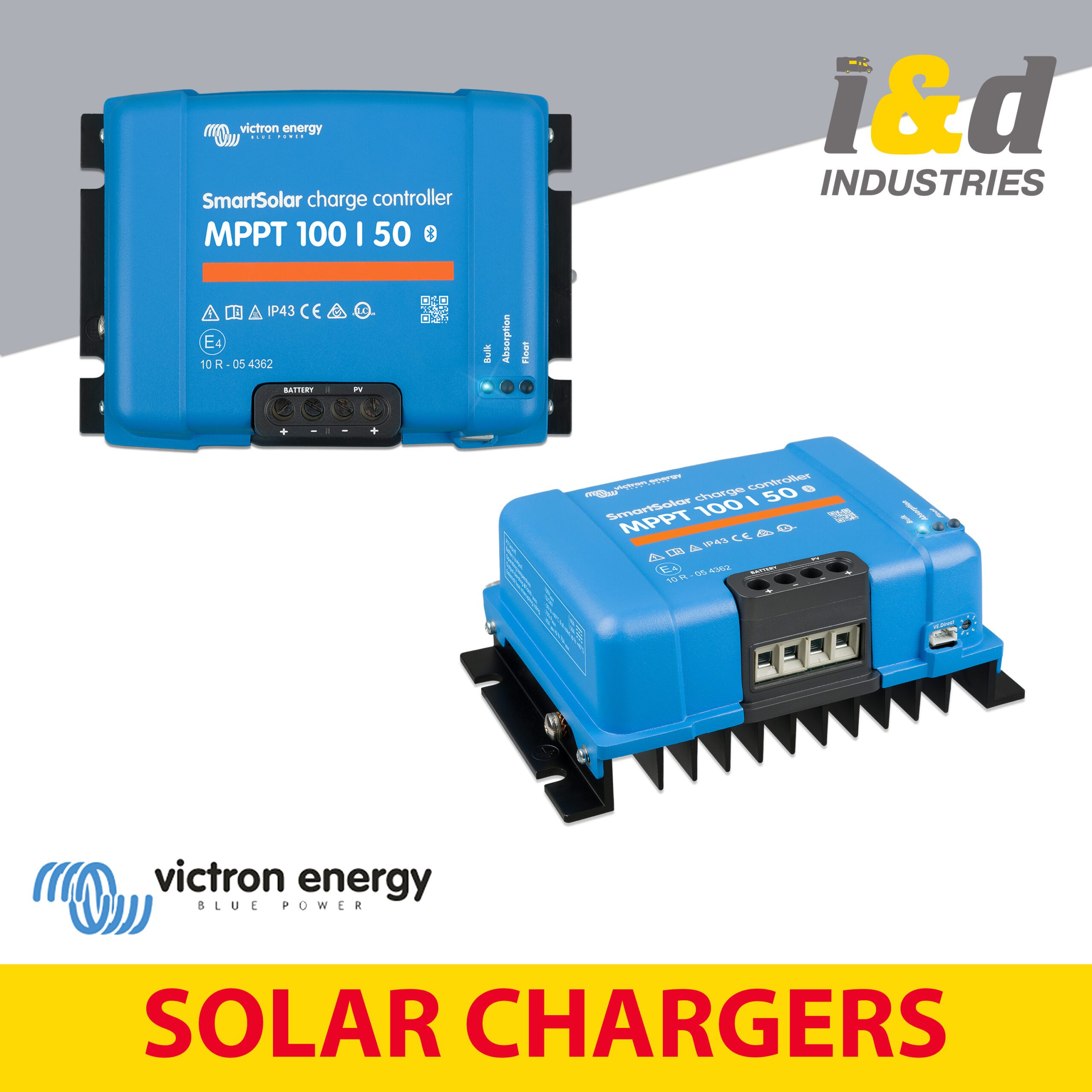 SmartSolar Chargers - I&D Industries - Victron Energy Shop